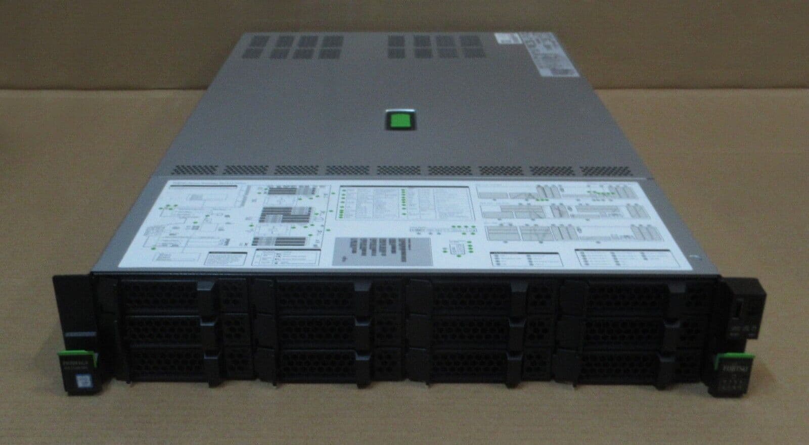 Fujitsu Primergy RX2540 M4 2x 22C Gold 6152 768GB 12x 3 5" 4x 2 5" Bay ...