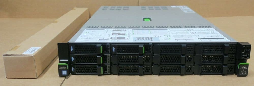 Fujitsu Primergy RX2540 M4 2x 8C Silver 4108 96GB Ram 11 35TB BIG SPEC ...