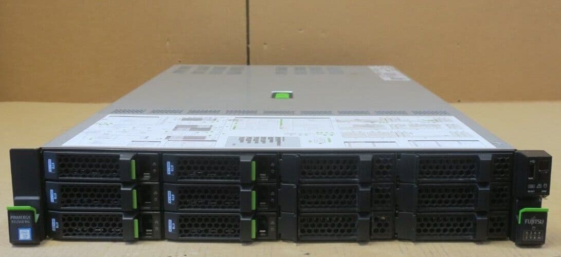 Fujitsu Primergy RX2540 M4 2x 8C Silver 4110 192GB Ram 37 8TB HDD 16 ...