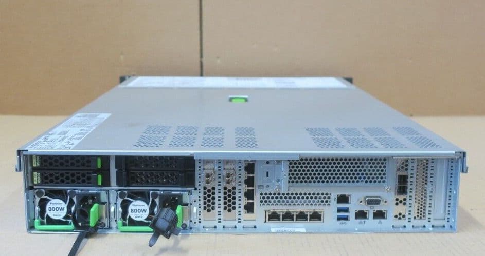 Fujitsu Primergy RX2540 M4 2x 8C Silver 4110 192GB Ram 37 8TB HDD 16 ...