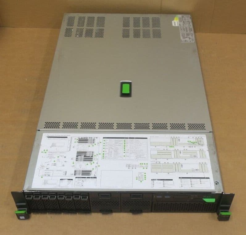 Fujitsu Primergy RX2540 M4 2x 8C Silver 4110 64GB Ram 8x 2 5" Bay 2U Server