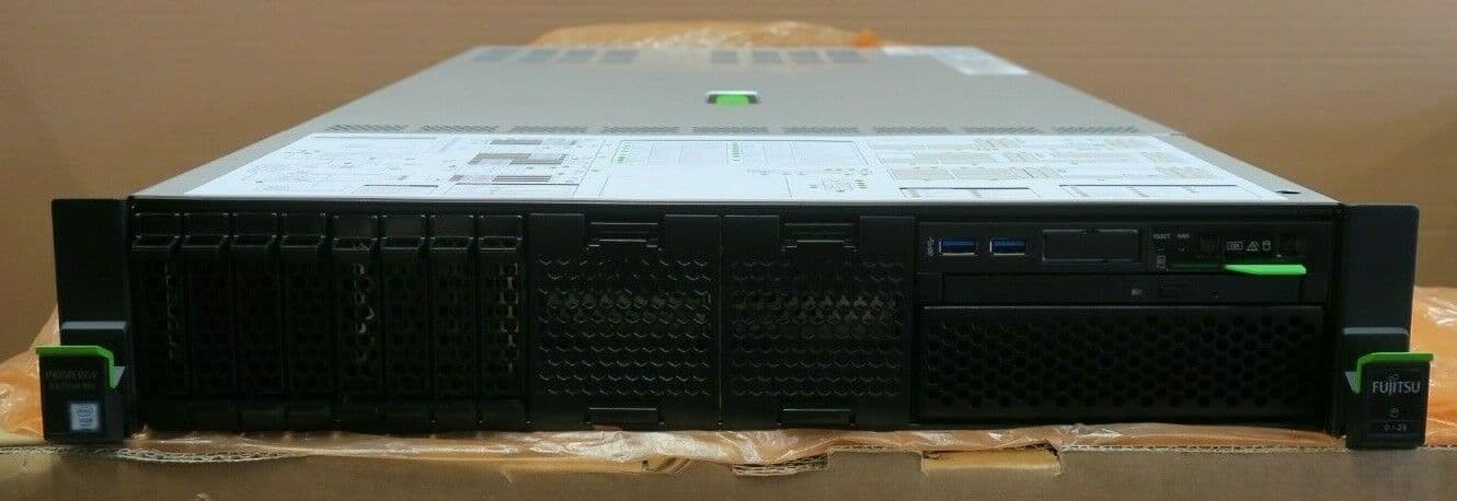 Fujitsu Primergy RX2540 M4 8-Core Silver 4108 1 8GHz 16GB Ram 8x 2 5 ...