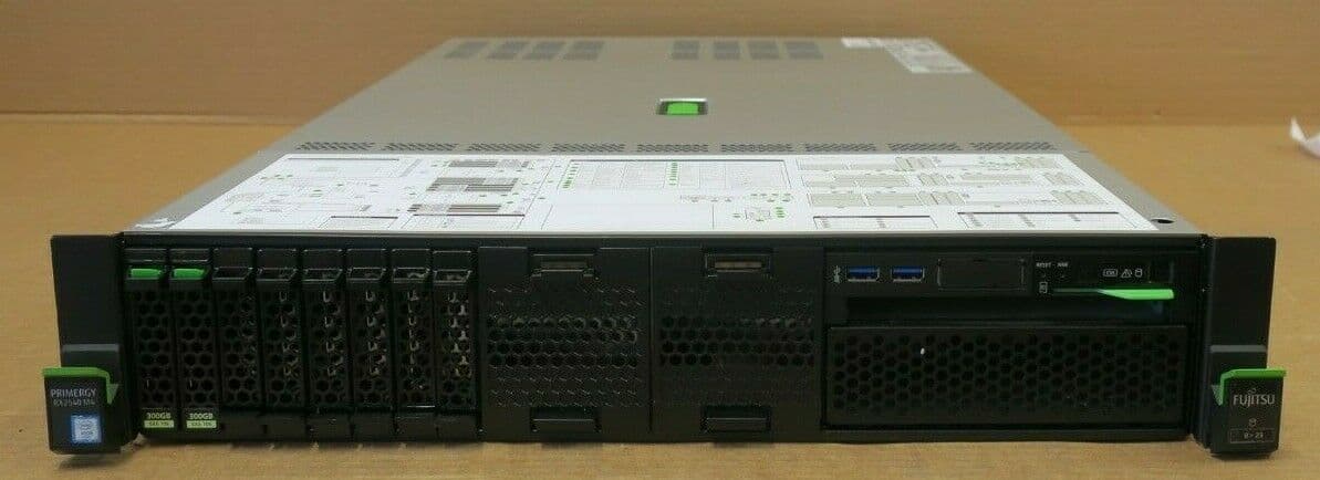Fujitsu Primergy RX2540 M4 8C Bronze 3106 1 70GHz 64GB Ram 2x 300GB ...