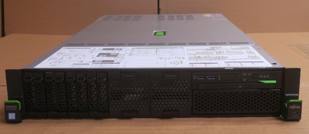 Fujitsu Primergy RX2540 M4 8x 2 5" SAS Bay 2U Server Chassis WS2016 COA ...