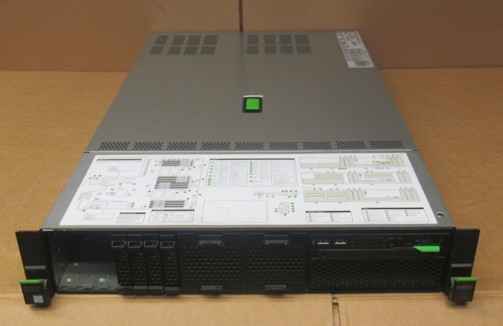 Fujitsu Primergy RX2540 M4 8x 2 5" SAS Bays 2U Rackmount Server Chassis ...
