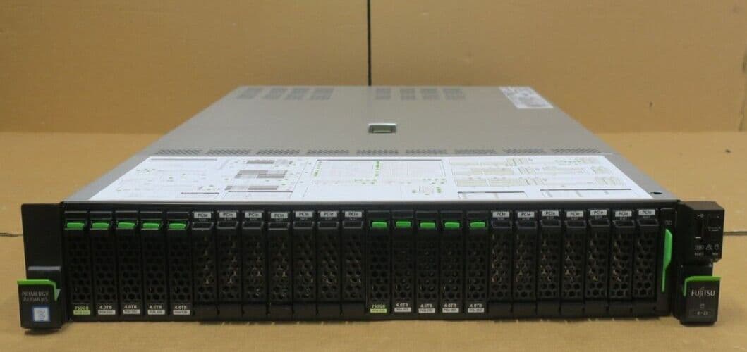 Fujitsu Primergy RX2540 M5 28C Platinum 8280M 64GB 33 5TB NVMe 24-Bay ...