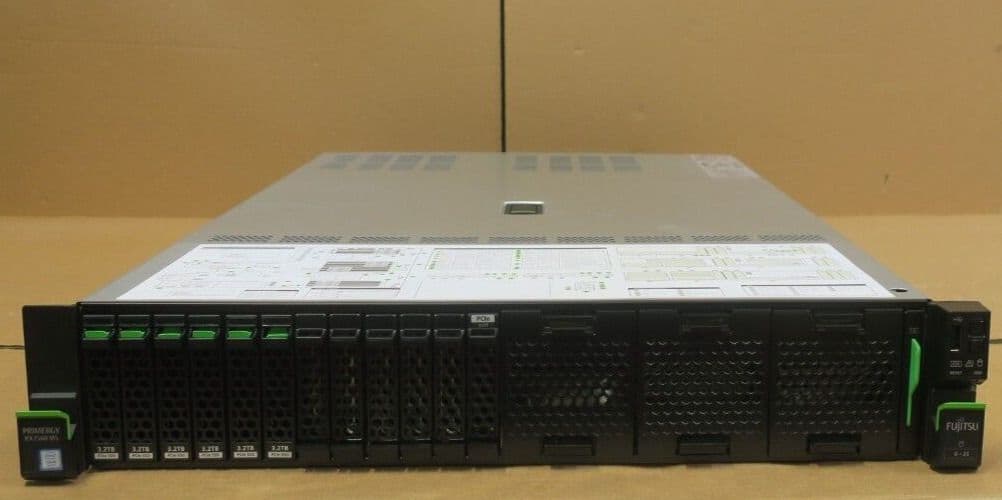 Fujitsu Primergy RX2540 M5 2x 24C Platinum 8260 128GB 6x3 2TB NVMe 12 ...