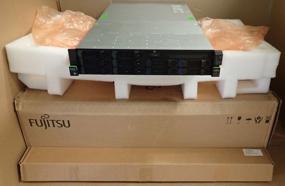 Fujitsu Primergy RX2540 M6 12-Core Silver 4310 512GB RAM 8x 3 5" Bay 2U ...
