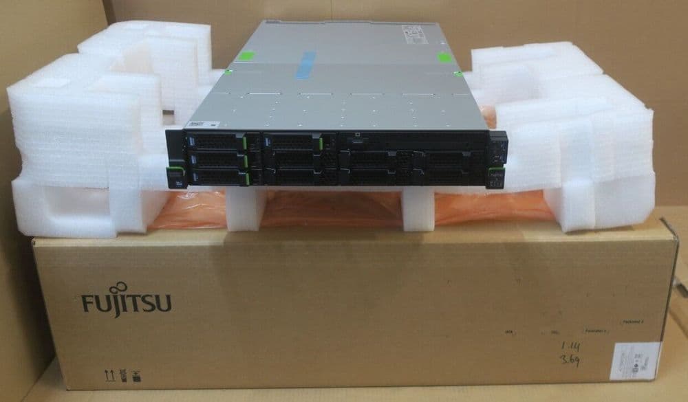 Fujitsu Primergy RX2540 M6 2x 16C Silver 4314 128GB 2 96TB NVidia A2 ...