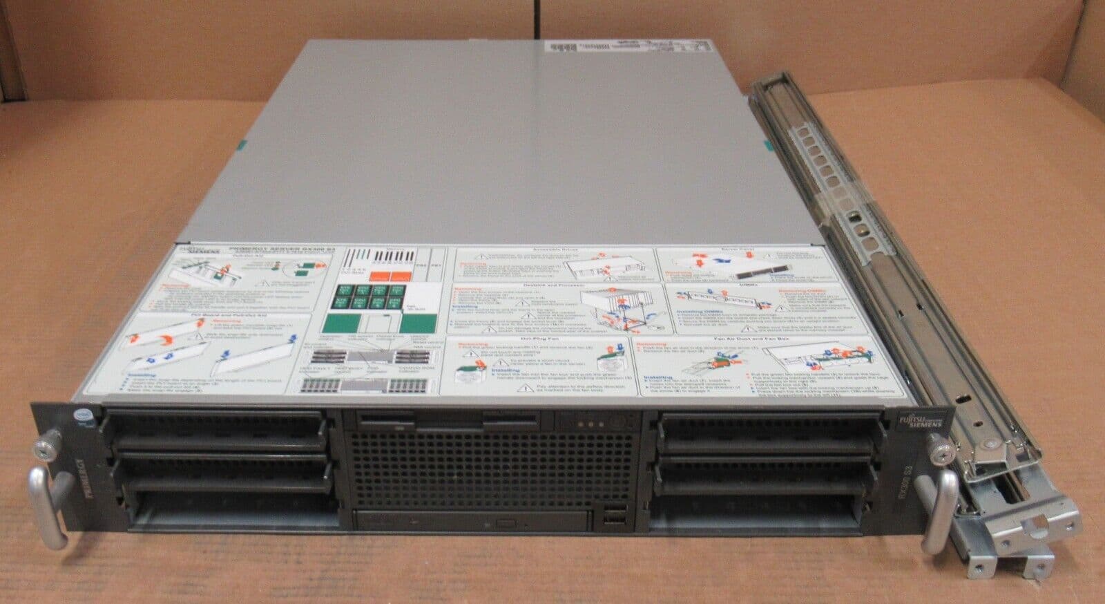 Fujitsu PRIMERGY RX300 S3 2x Quad-Core E5345 2 33GHz 2GB 2U Rackmount ...