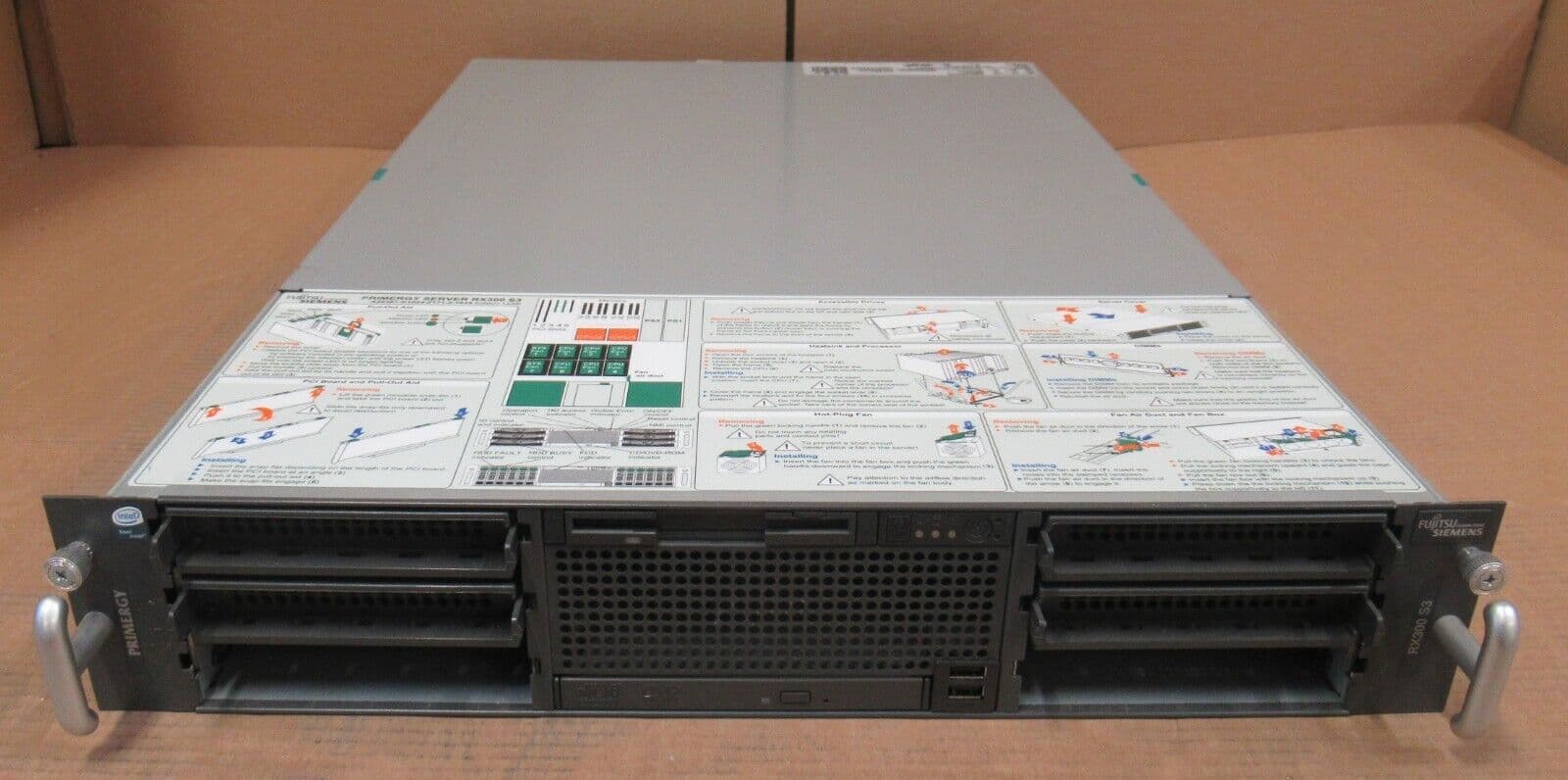 Fujitsu PRIMERGY RX300 S3 2x Quad-Core E5345 2 33GHz 2GB 2U Rackmount ...