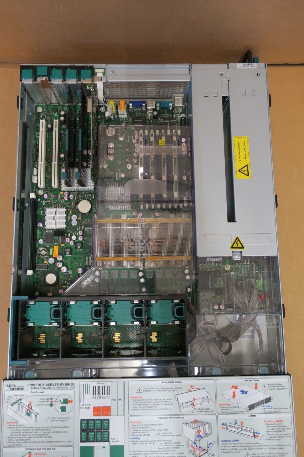 Fujitsu PRIMERGY RX300 S3 2x Quad-Core L5320 1 86GHz 8Gb 2U Rackmount ...