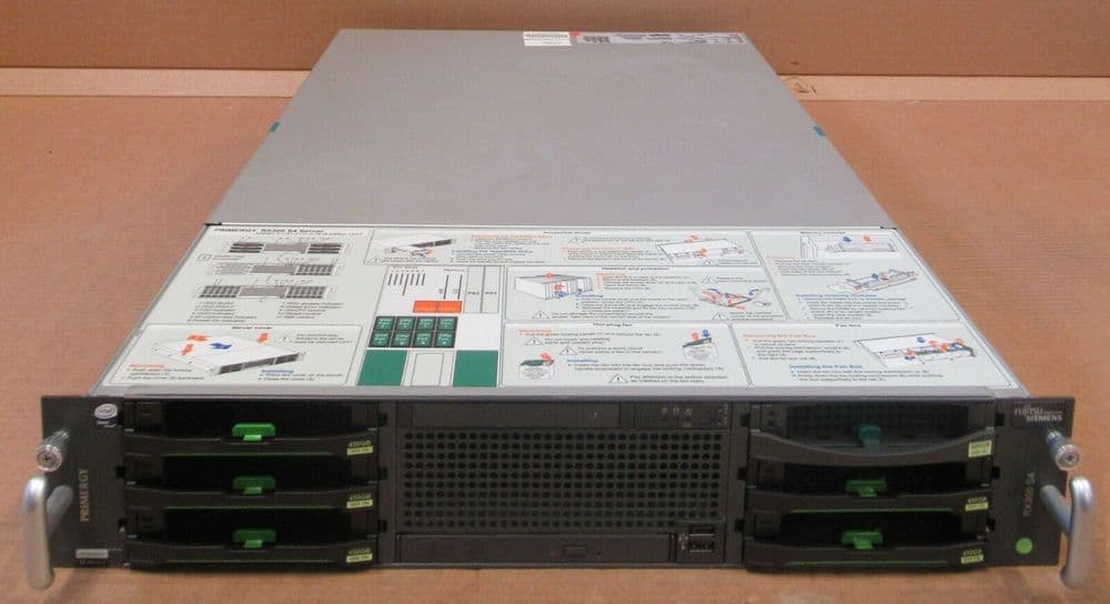 Fujitsu Primergy RX300 S4 2x Quad-Core E5405 2GHz 24GB 2 7TB HDD RAID 2U Server