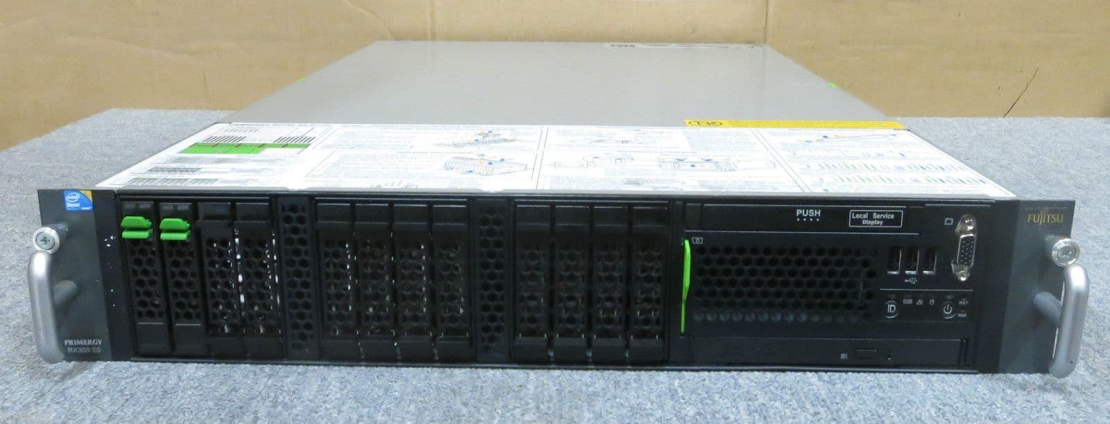 Fujitsu PRIMERGY RX300 S5 2 x Quad-Core XEON X5570 32GB Ram 4 x 146Gb ...