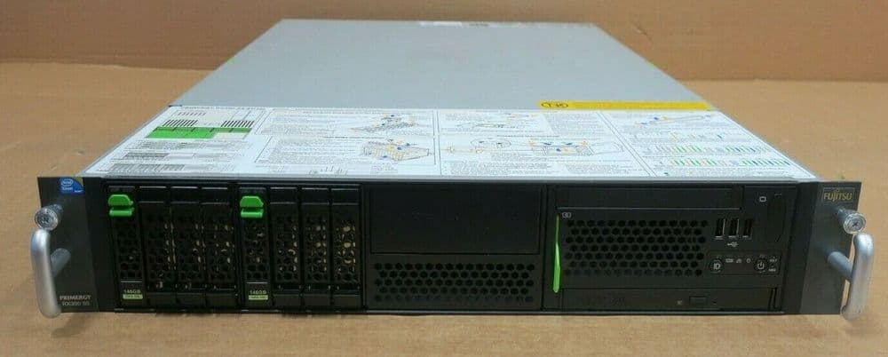 Fujitsu PRIMERGY RX300 S5 2x 4-Core Xeon E5540 144GB Ram 2x 146GB HDD ...