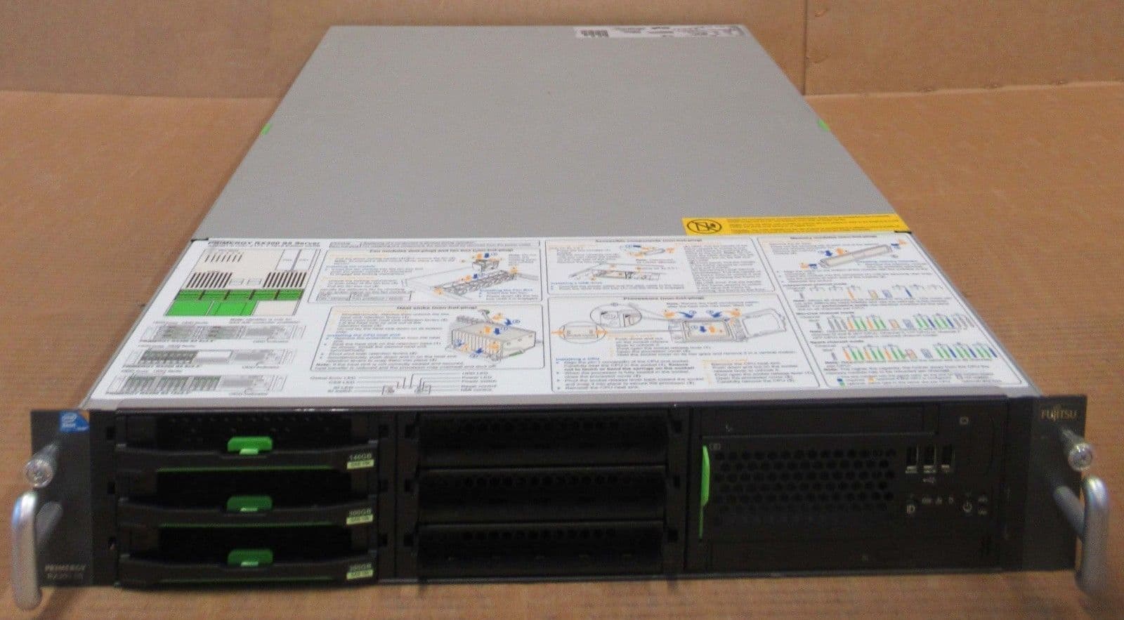 Fujitsu PRIMERGY RX300 S5 2x Quad-Core Xeon L5520 20GB 146GB 2U Server