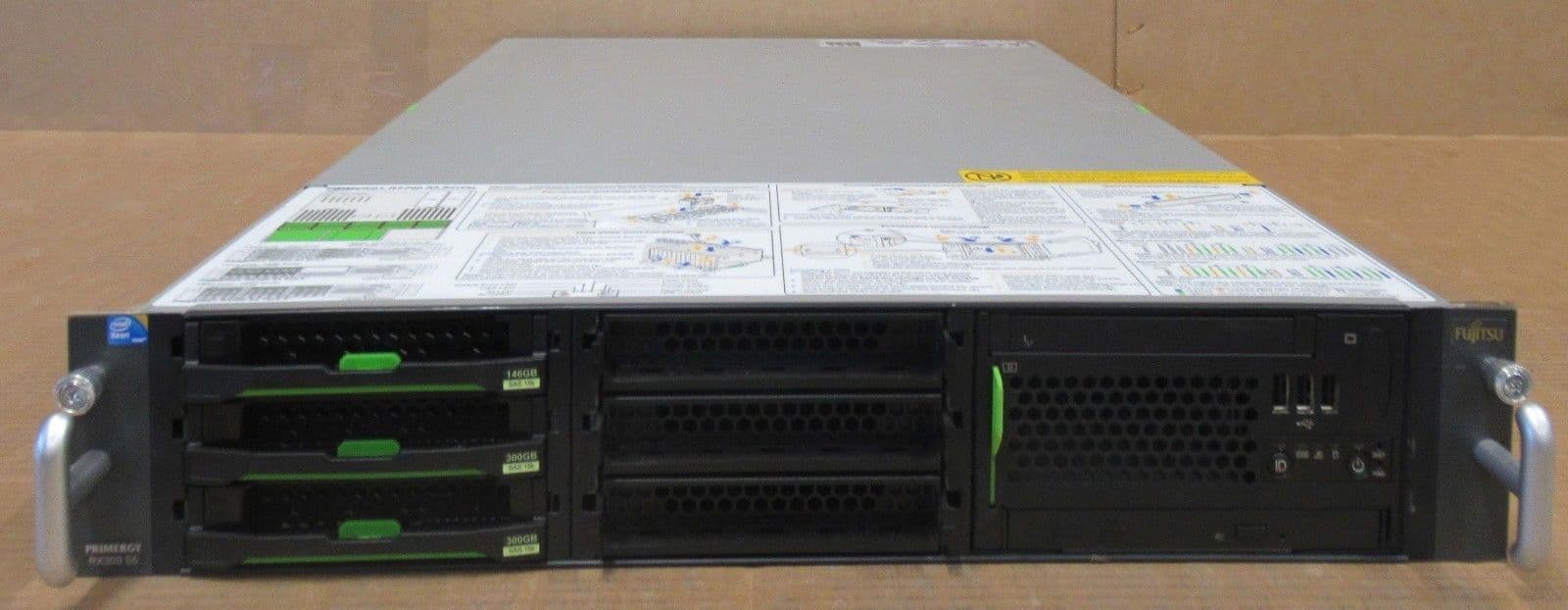 Fujitsu PRIMERGY RX300 S5 2x Quad-Core Xeon L5520 20GB 146GB 2U Server