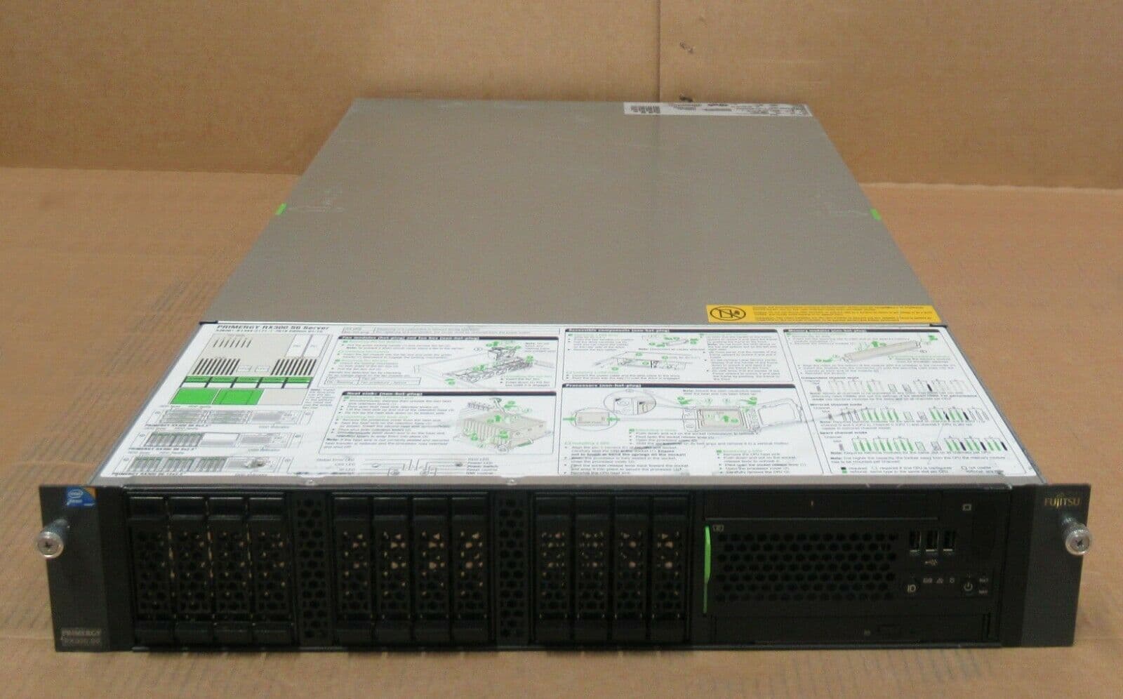 Fujitsu Primergy RX300 S6 2x 6 Core X5650 2 66GHz 96GB Ram 12x SAS Bay ...