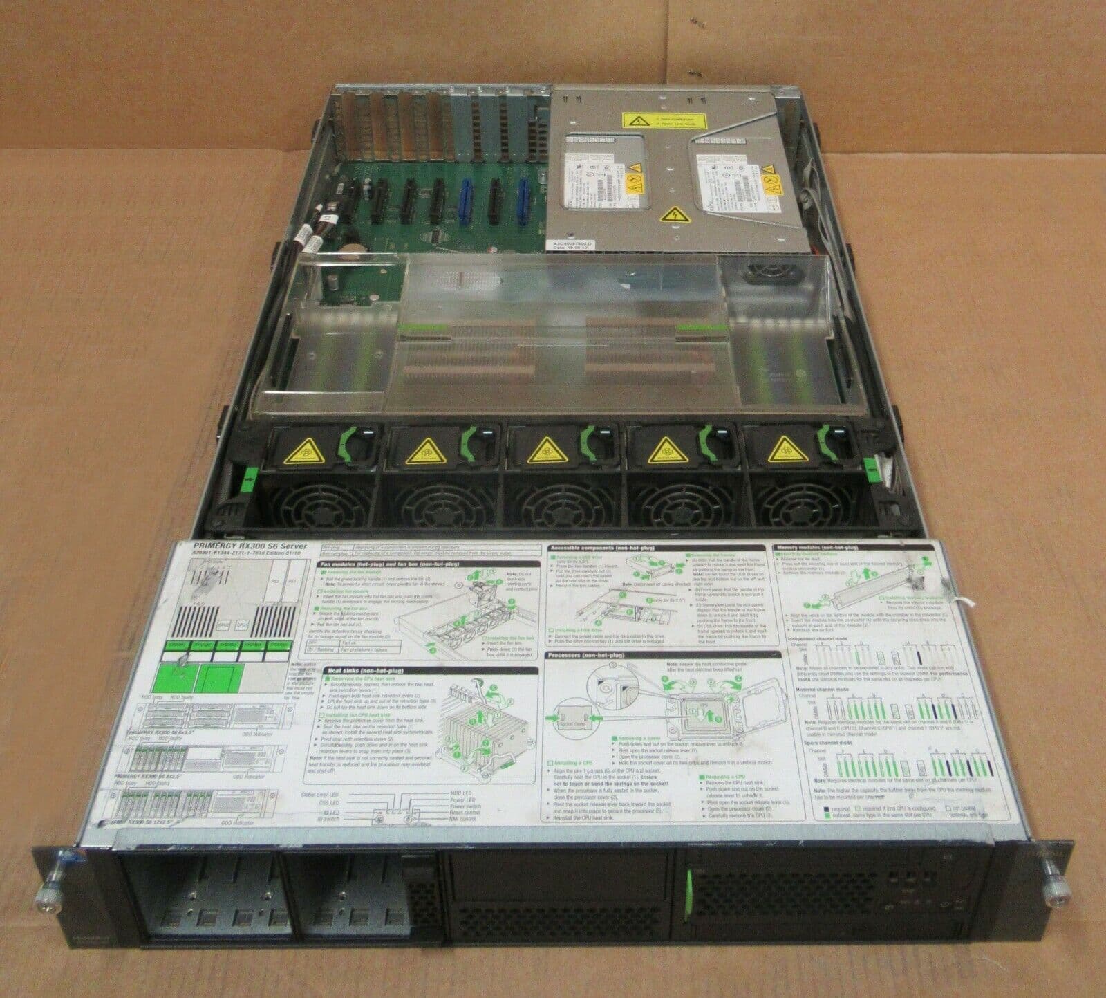 Fujitsu Primergy RX300 S6 2x Quad-Core E5620 2 4GHz 8x 2 5" Bay 2U Rack ...