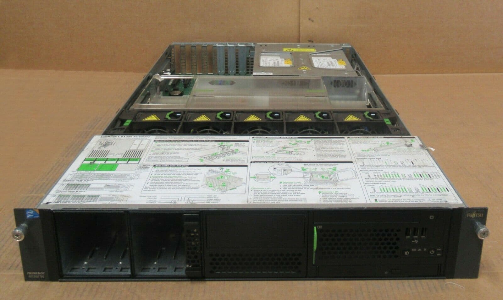 Fujitsu Primergy RX300 S6 2x Quad-Core E5620 2 4GHz 8x 2 5" Bay 2U Rack ...