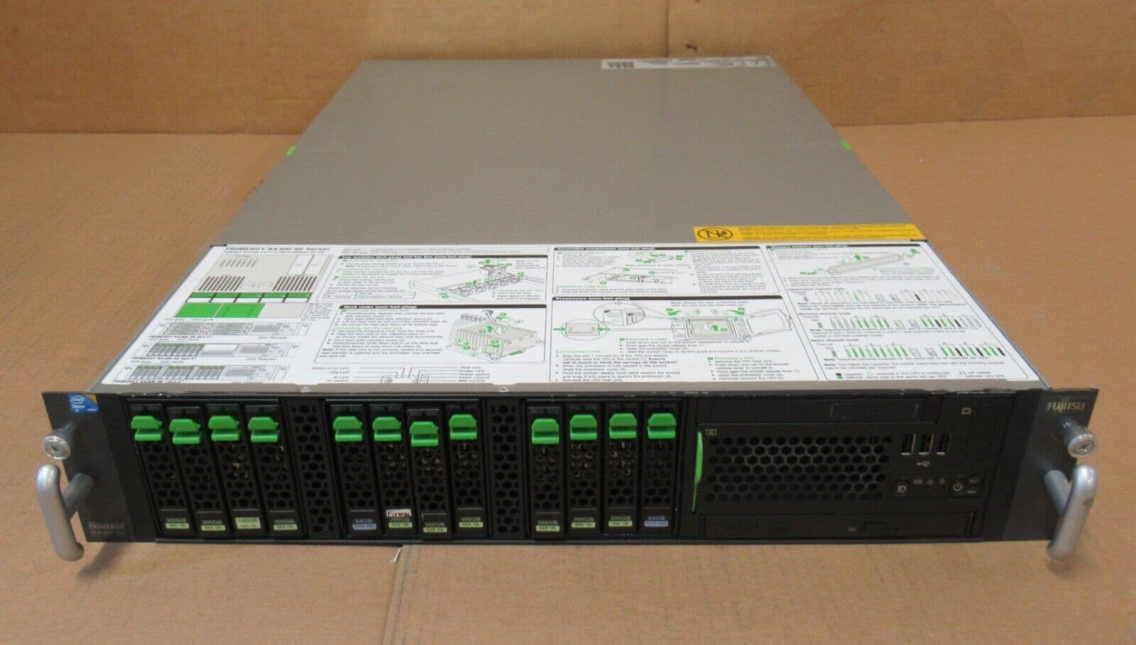 Fujitsu Primergy RX300 S6 4-Core E5630 2 53GHz 8GB Ram 12x Bay Server