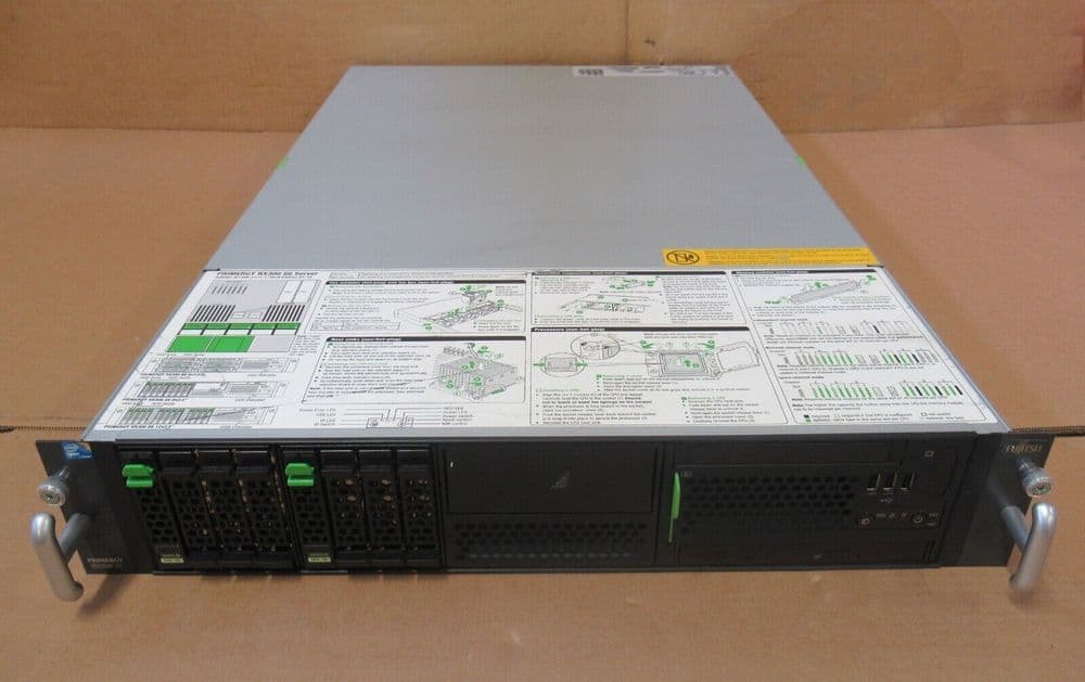 Fujitsu Primergy RX300 S6 Quad Core E5630 2 53GHz 16GB Ram 600GB Bay Server