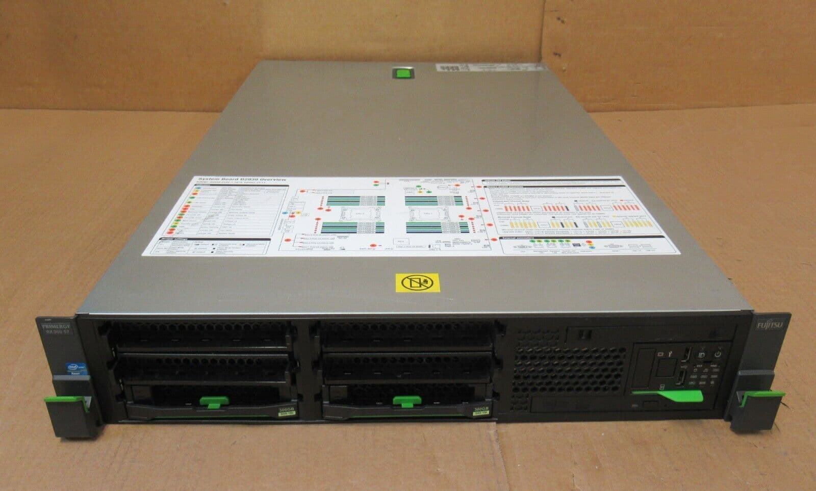 Fujitsu Primergy RX300 S7 1x Four-Core E5-2603 8GB Ram 2x 300GB HDD 2U ...
