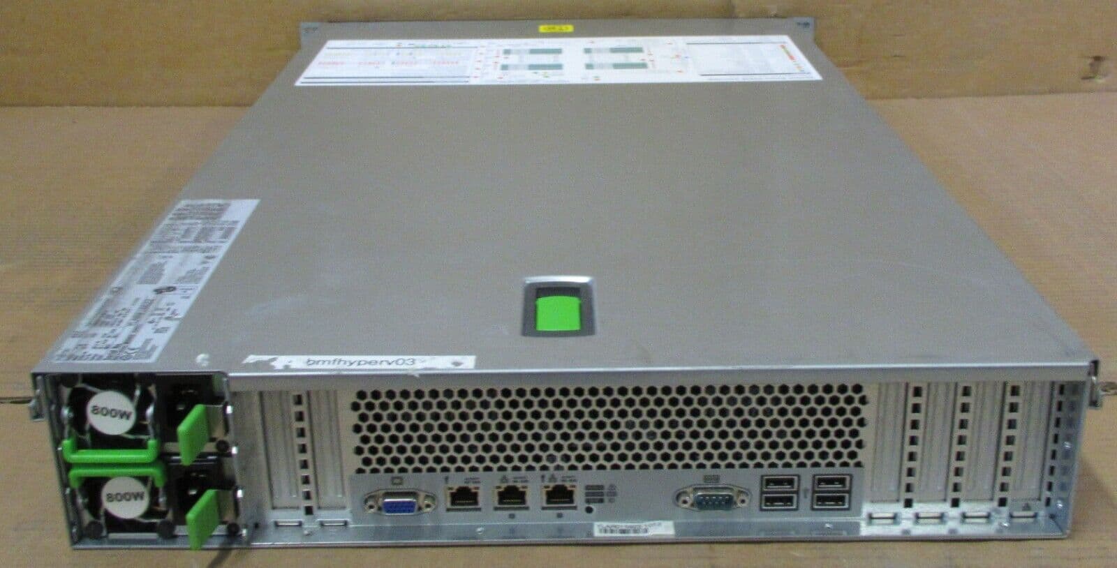 Fujitsu PRIMERGY RX300 S7 2x 4-Core Xeon E5-2609 48GB 4 x 2 5" SAS Bay ...
