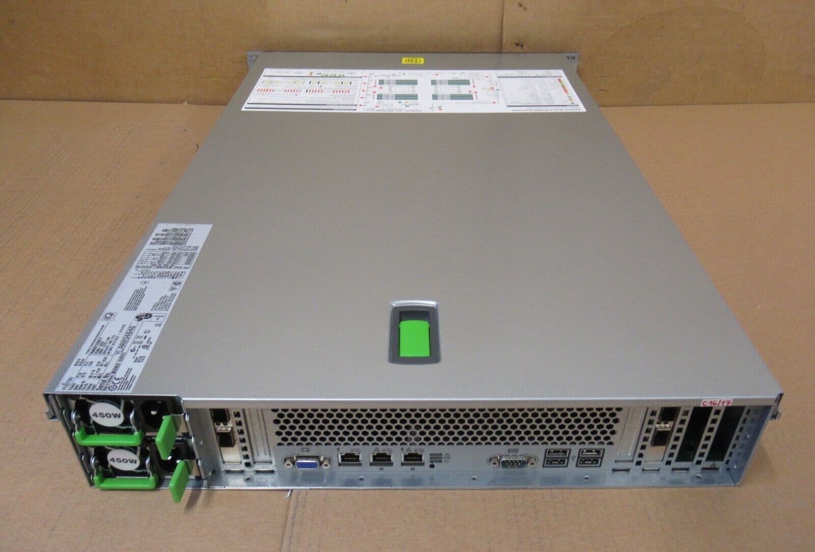 Fujitsu Primergy RX300 S7 2x 8C Intel E5-2670 2 60GHz 192GB Ram 2U Server