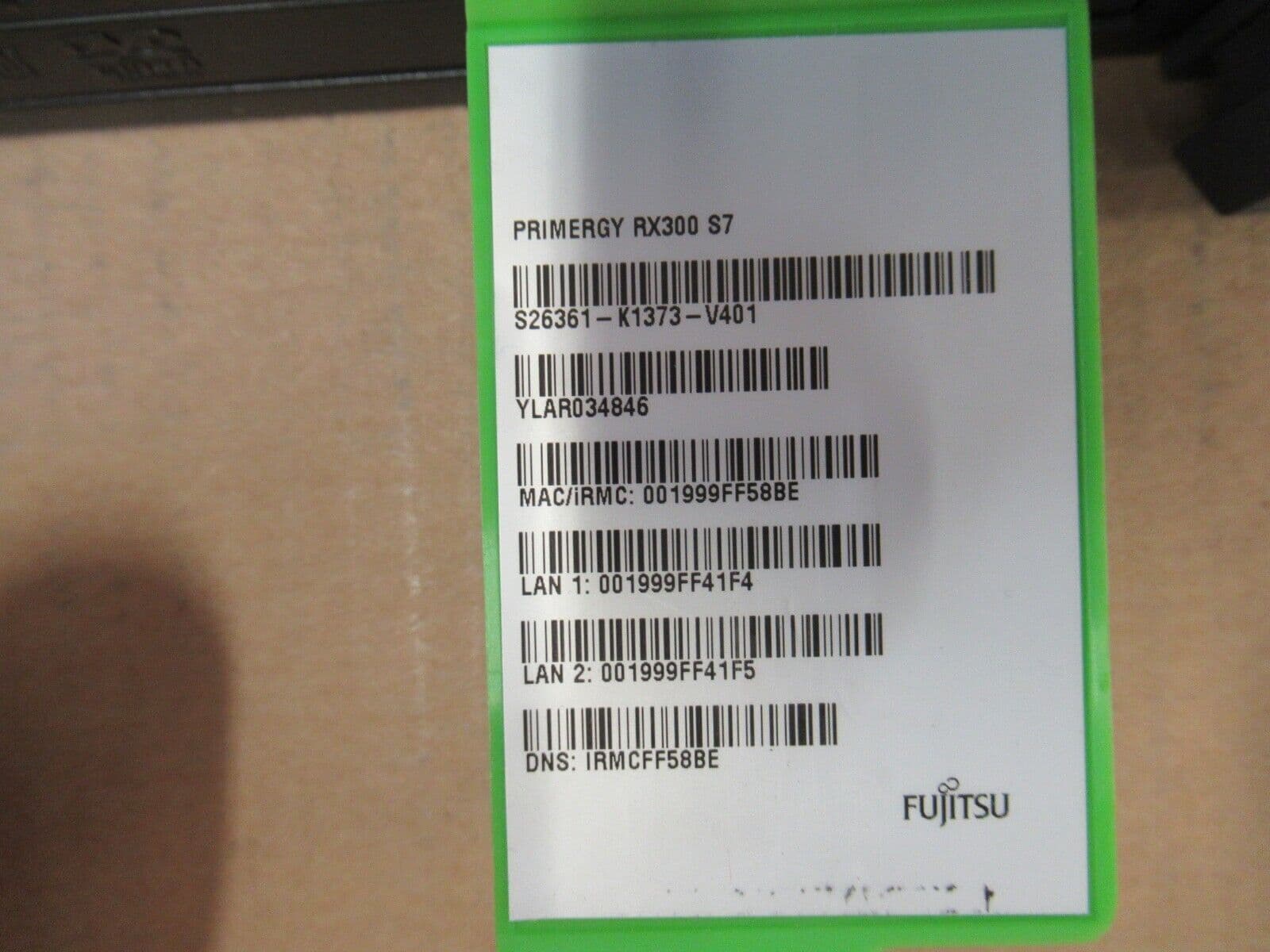 Fujitsu Primergy RX300 S7 2x 8C Intel E5-2670 2 60GHz 192GB Ram 2U Server