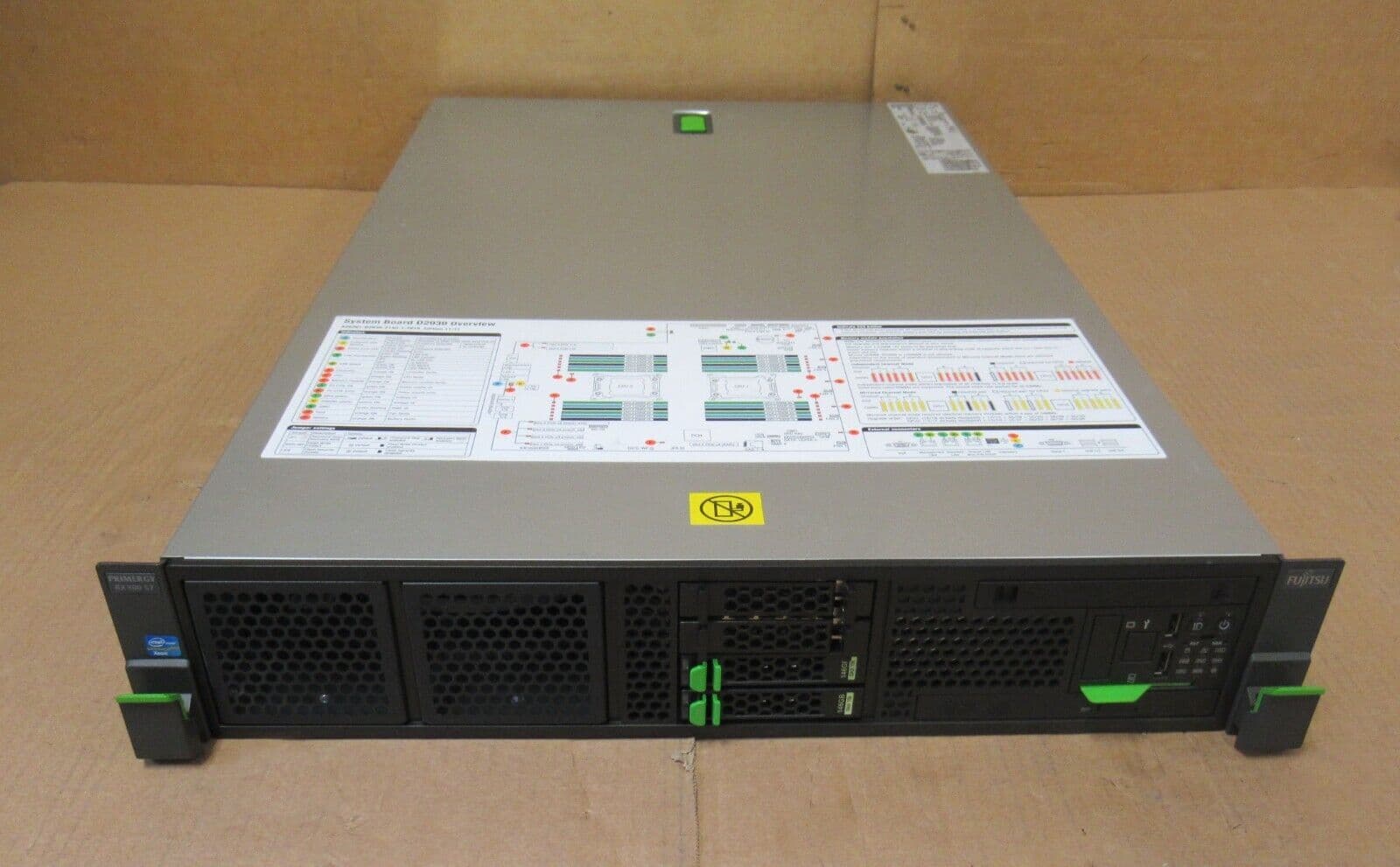 Fujitsu Primergy RX300 S7 2x Eight-Core E5-2670 128GB Ram 4x 2 5" Bay ...