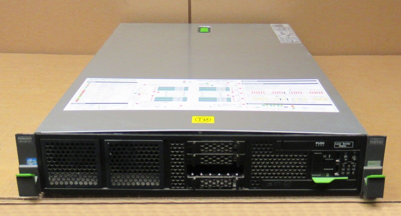 Fujitsu Primergy RX300 S7 4x 2 5" 2U Rack Server Chassis ONLY NO ...