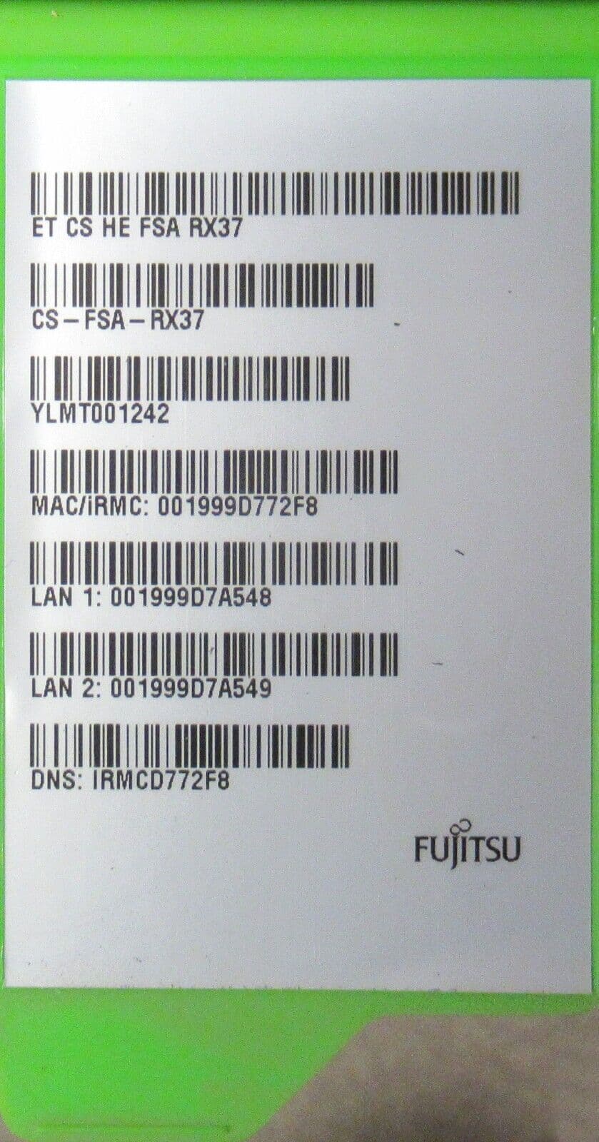 Fujitsu Primergy RX300 S7 4x 2 5" 2U Rack Server Chassis ONLY NO ...