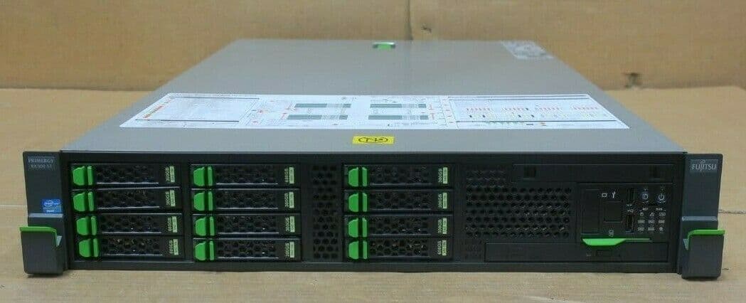 Fujitsu Primergy RX300 S7 6-Core E5-2630 2 30GHz 32GB Ram 12x 2 5" Bay ...