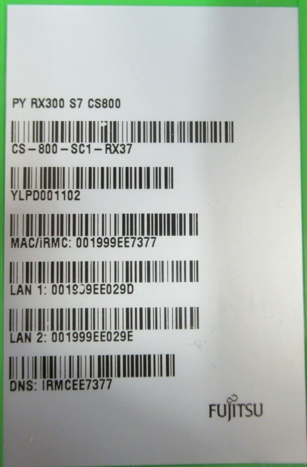 Fujitsu Primergy RX300 S7 CS800 2x 8cORE E5-2670 2 6GHz 128GB 5 8TB 2U ...