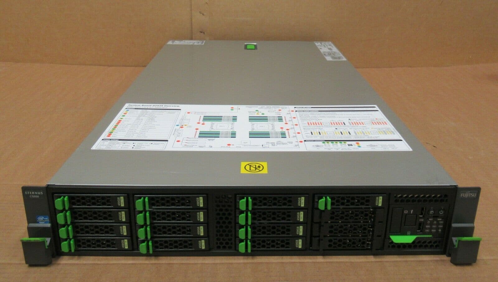 Fujitsu Primergy RX300 S7 CS800 2x 8cORE E5-2670 2 6GHz 128GB 5 8TB 2U ...