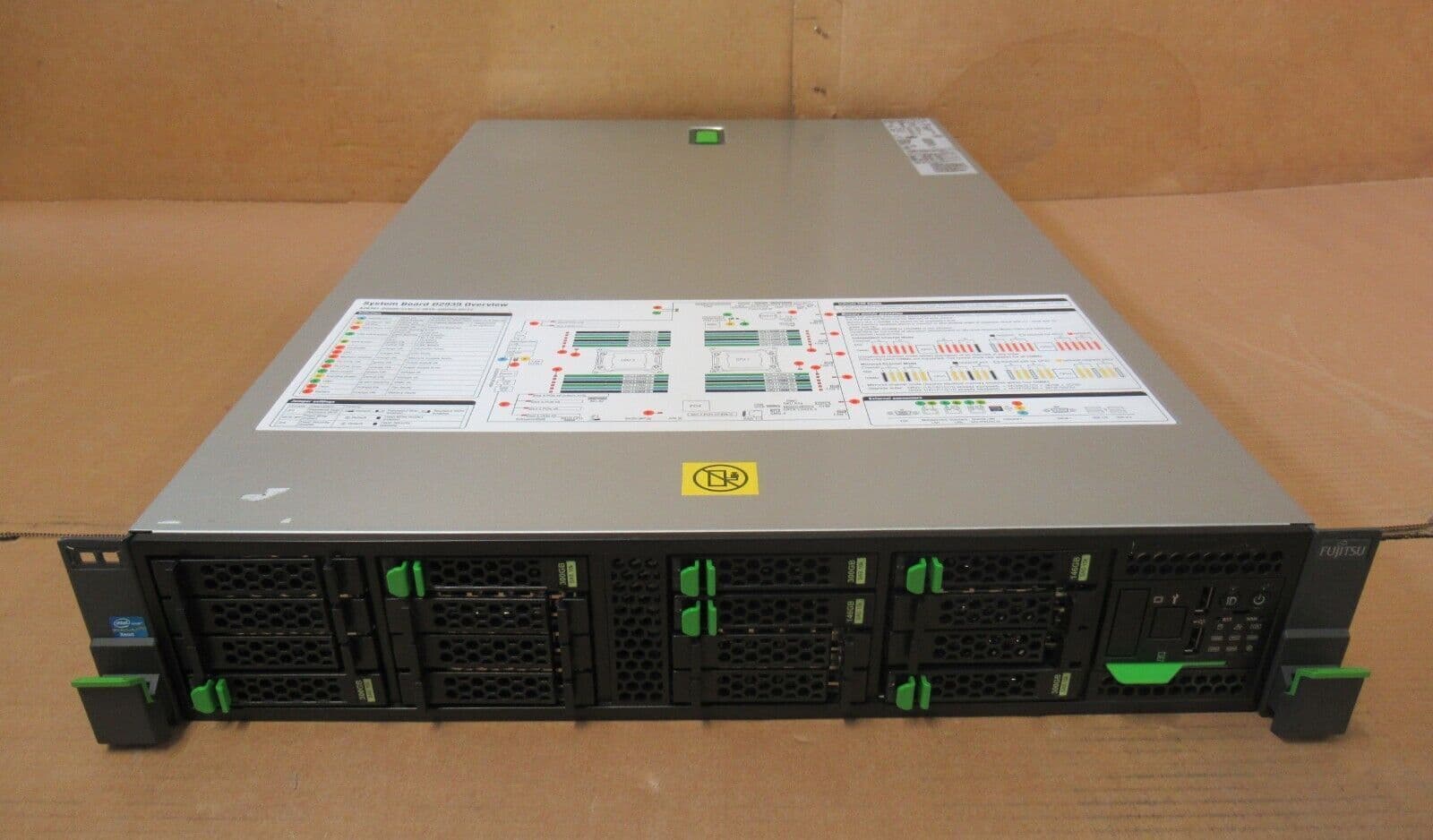 Fujitsu Primergy RX300 S7 Intel E5-2620 2 00GHz 64GB Ram 600GB 2U Server