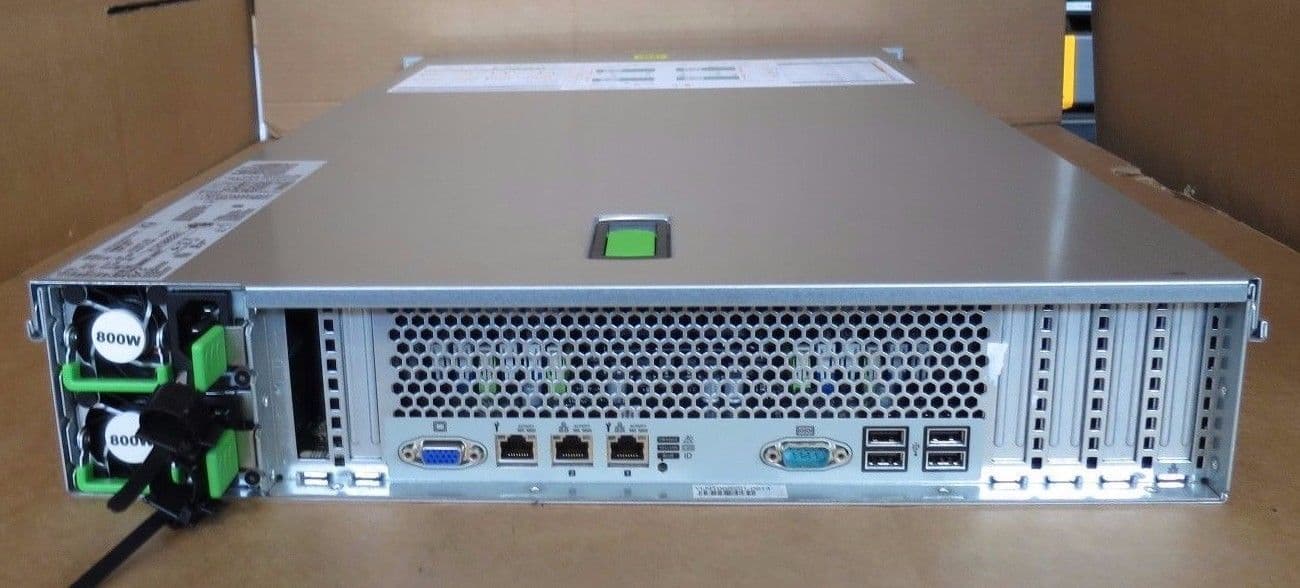 Fujitsu PRIMERGY RX300 S8 2 x 10-Core E5-2680 V2 384GB RAM 2 x PSU ...