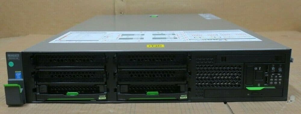 Fujitsu Primergy RX300 S8 2x 8-Core E5-2640v2 2 0GHz 64GB Ram 6x 2 5 ...