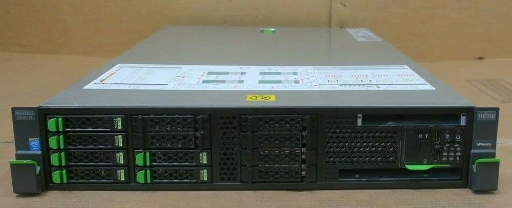 Fujitsu Primergy RX300 S8 2x 8C E5-2640v2 128GB Ram 6x 900GB 10K 12-Bay ...