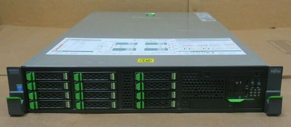 Fujitsu Primergy RX300 S8 2x 8C E5-2640v2 32GB Ram 10x 900GB HDD 12-Bay ...