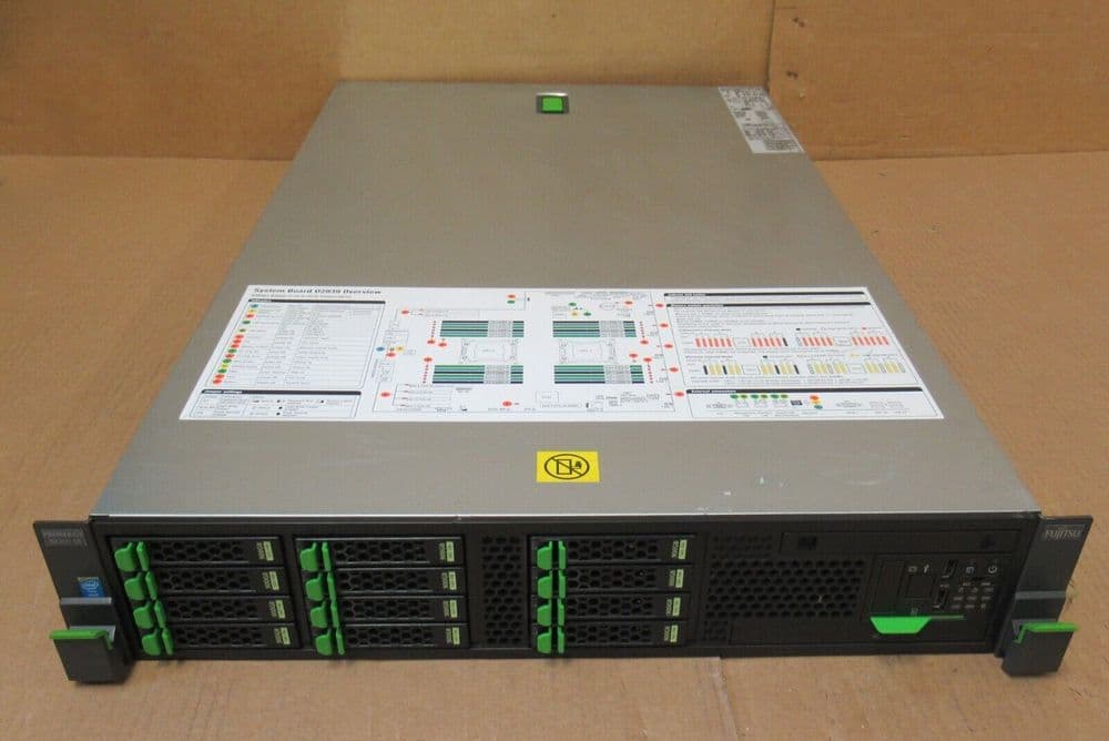Fujitsu Primergy RX300 S8 2x 8C E5-2640v2 32GB Ram 11x 900GB SAS HDD 2U ...