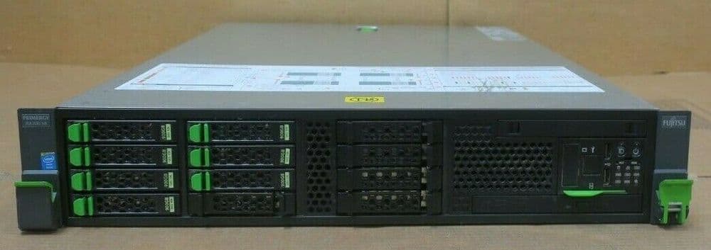 Fujitsu Primergy RX300 S8 2x 8C E5-2640v2 32GB Ram 7x 900GB HDD 12-Bay ...