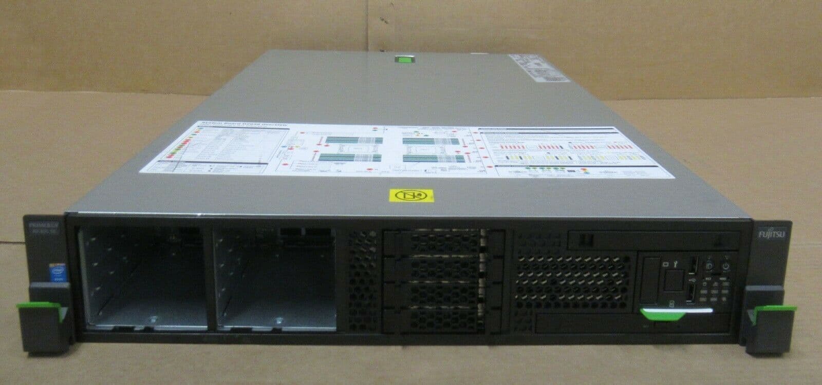 Fujitsu Primergy RX300 S8 2x Ten-Core E5-2660v2 64GB Ram 12x 2 5" Bay ...