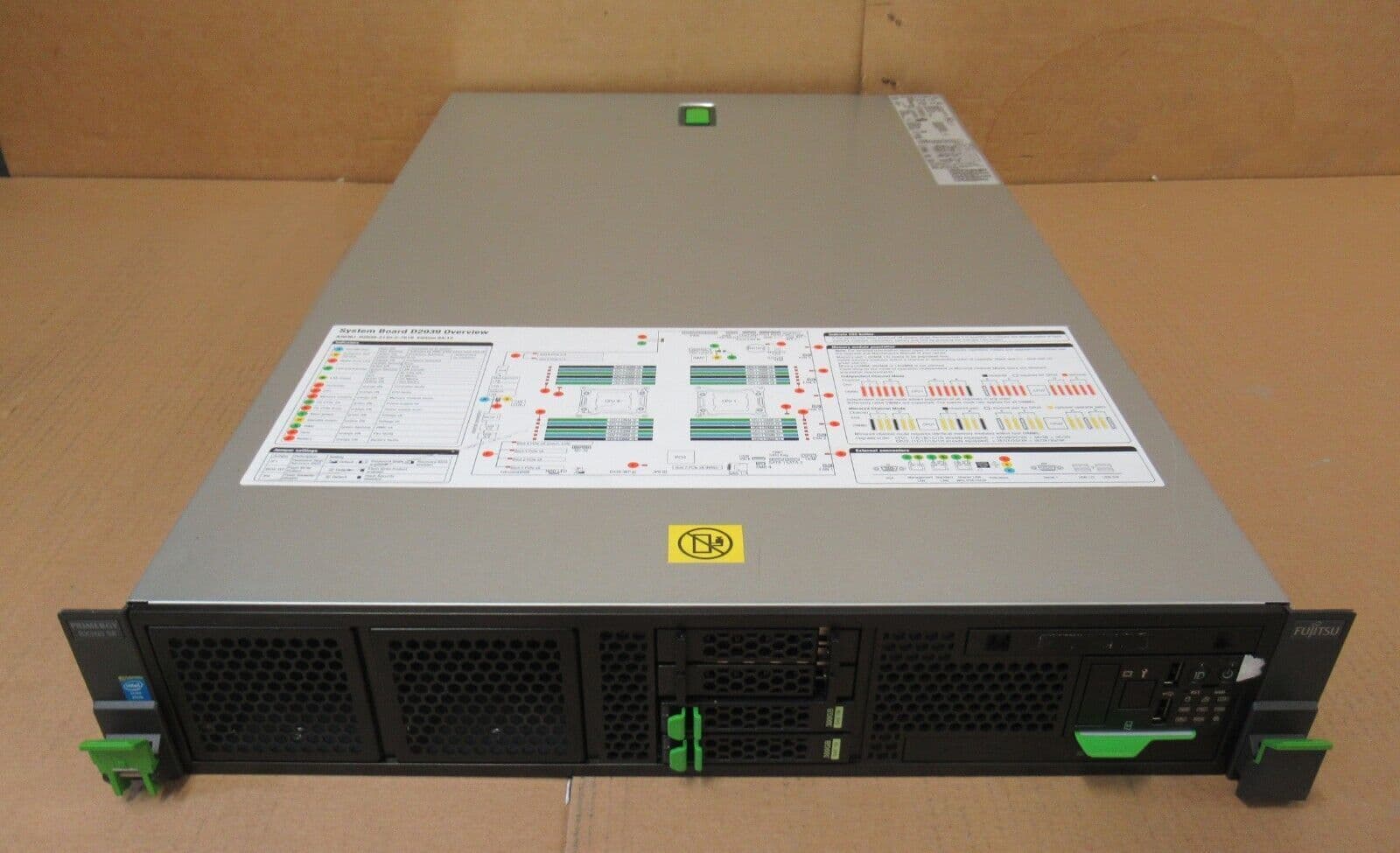 Fujitsu Primergy RX300 S8 6C E5-2630v2 2x 300GB 10K SAS HDD 2U Server