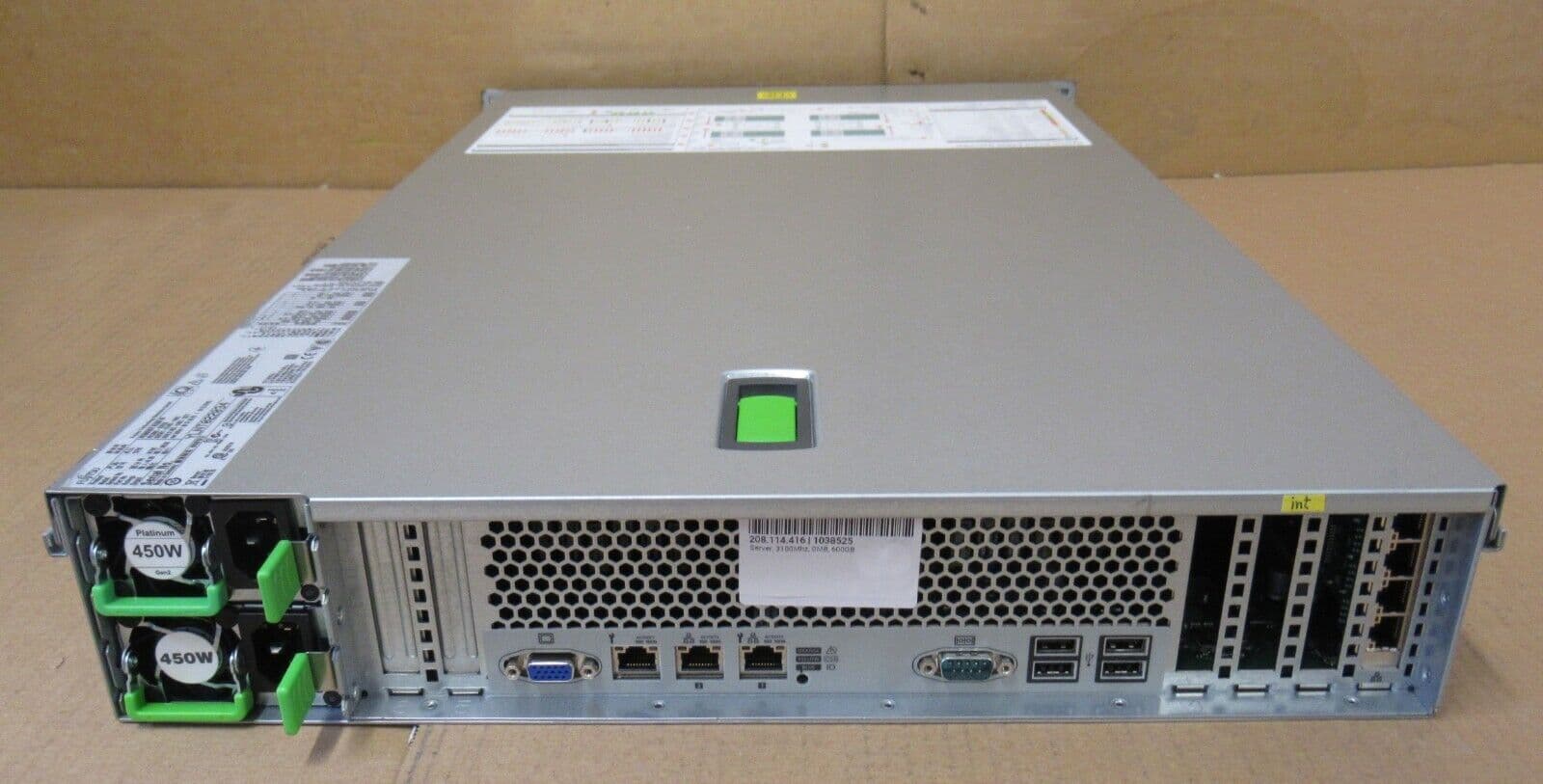 Fujitsu Primergy RX300 S8 6C E5-2630v2 2x 300GB 10K SAS HDD 2U Server