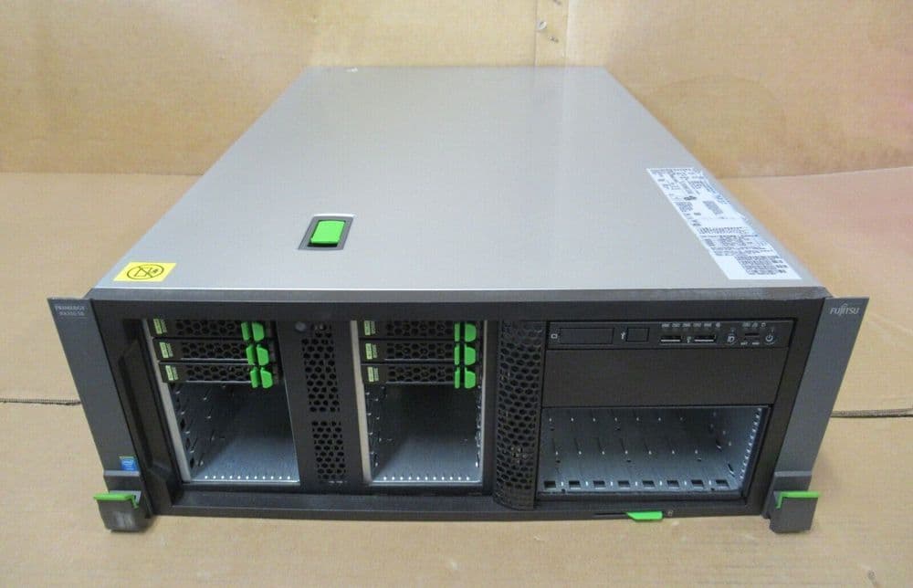 Fujitsu Primergy RX350 S8 2x 6-Core E5-2630Lv2 32GB RAM 16-Bay 4U Rack ...