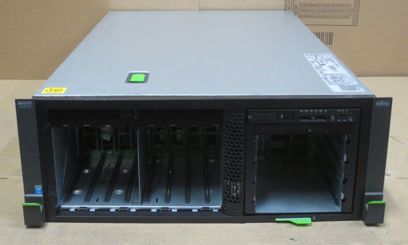 Fujitsu Primergy RX350 S8 2x QuadCore E5-2637v2 64GB RAM 12-Bay 4U Rack Server