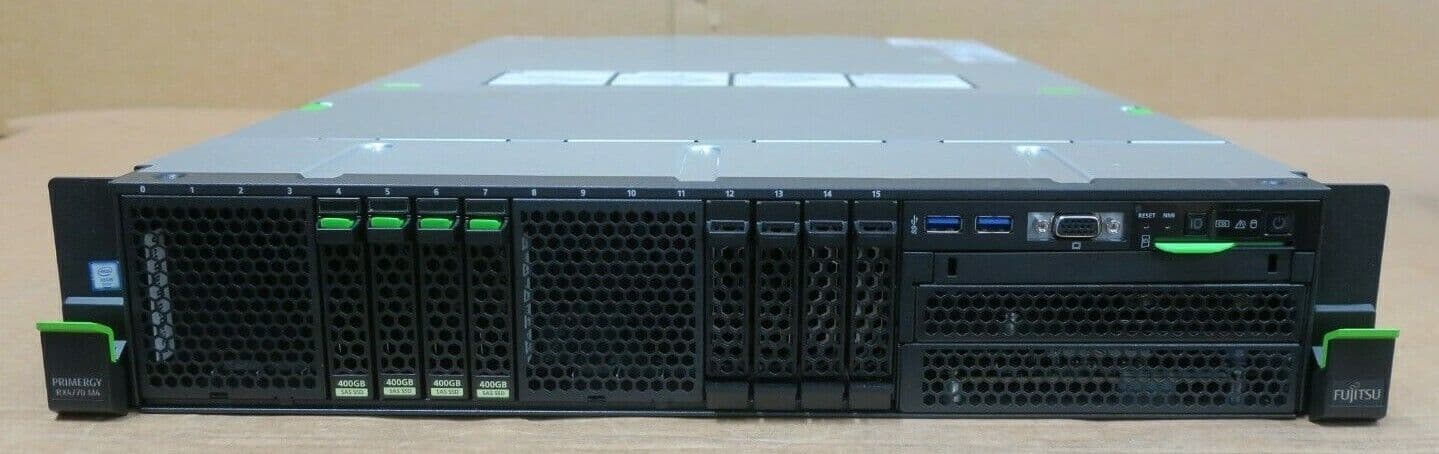 Fujitsu Primergy RX4770 M4 2x 8C Gold 6134 3 20GHz 192GB Ram 2x 400GB ...