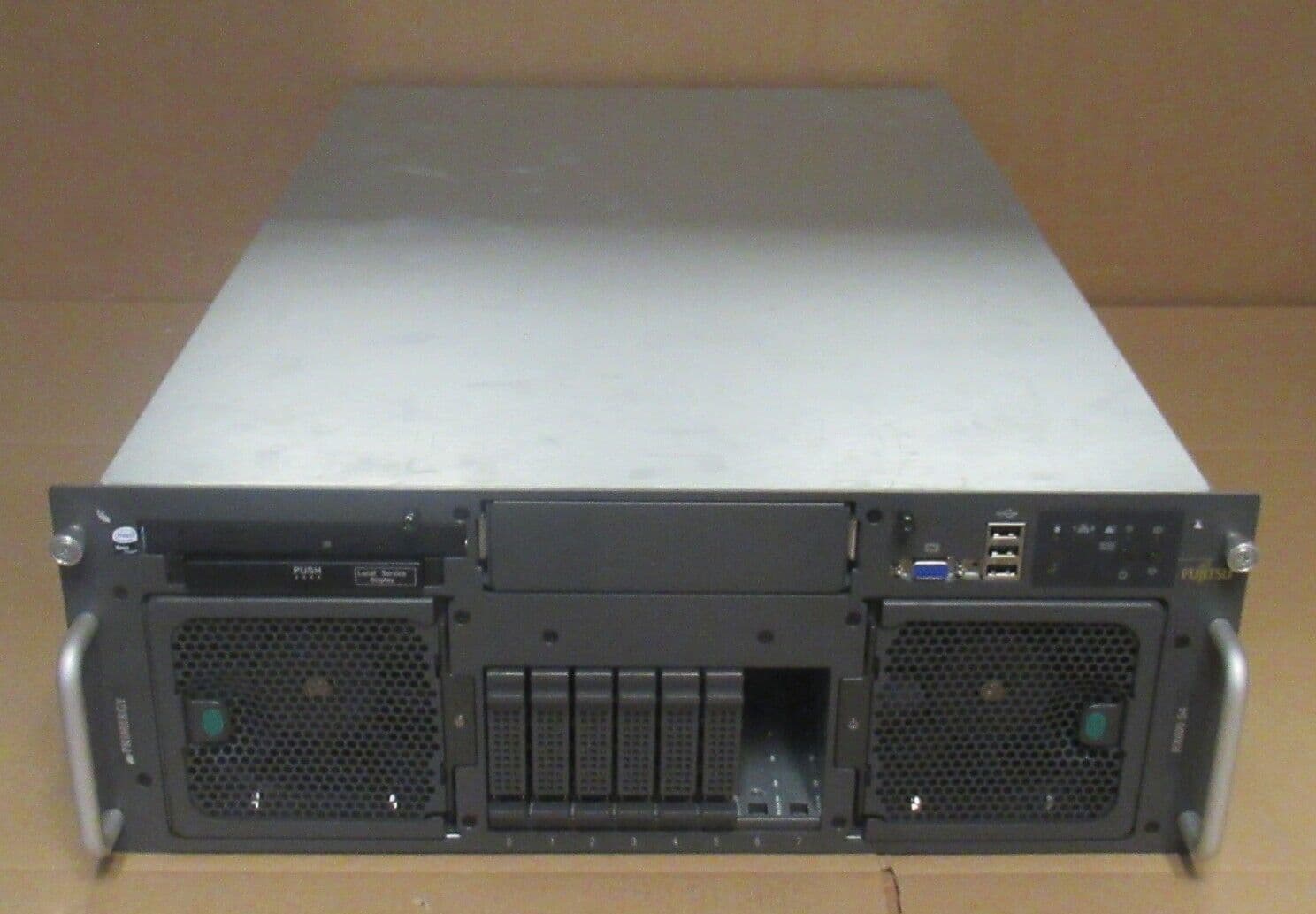 Fujitsu Primergy RX600 S4 4x Six-Core X7460 2 66GHz 96GB RAM 8x 2 5 ...